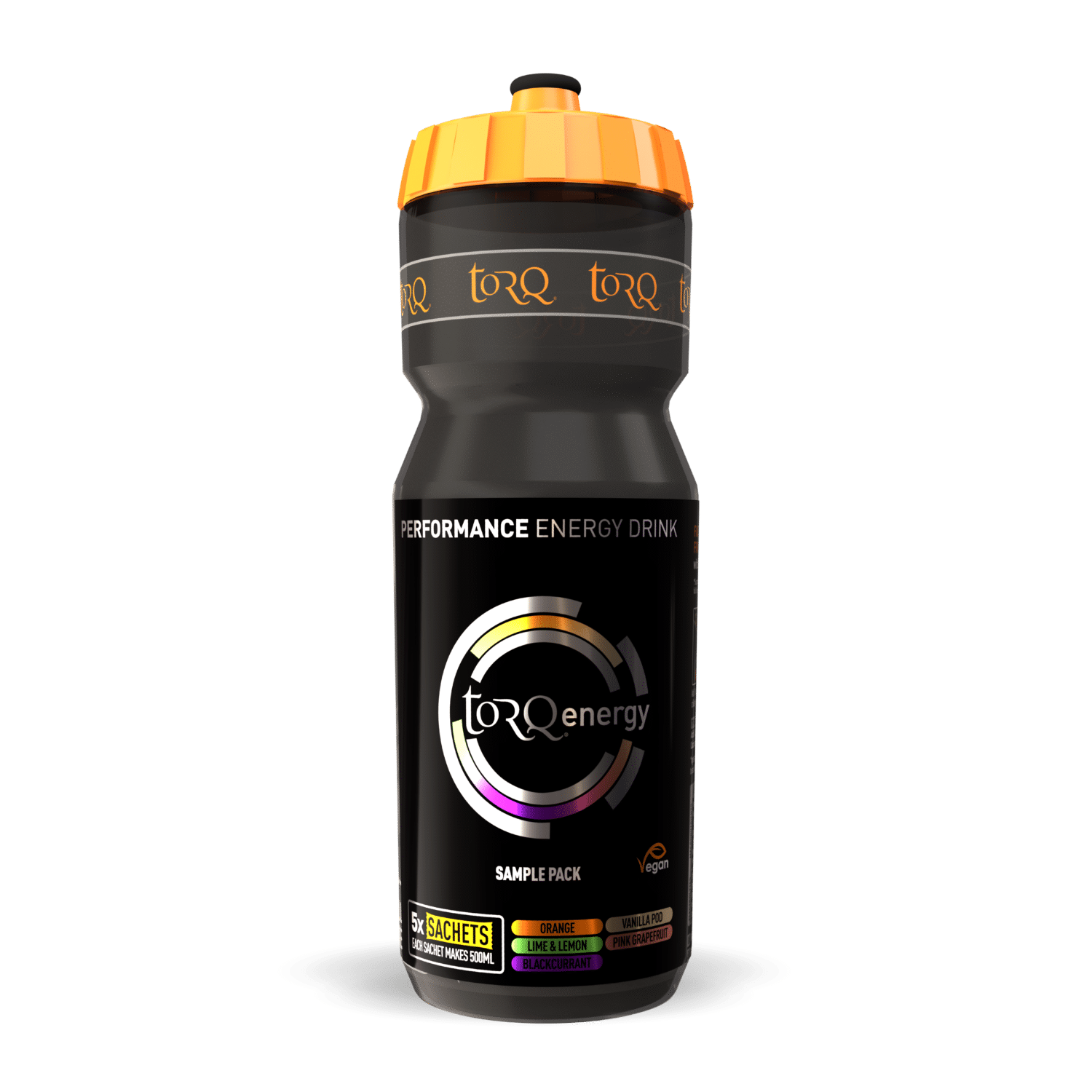 TORQ Energy 750ml Bottle + 5 Energy Drink Sachets - E-Power